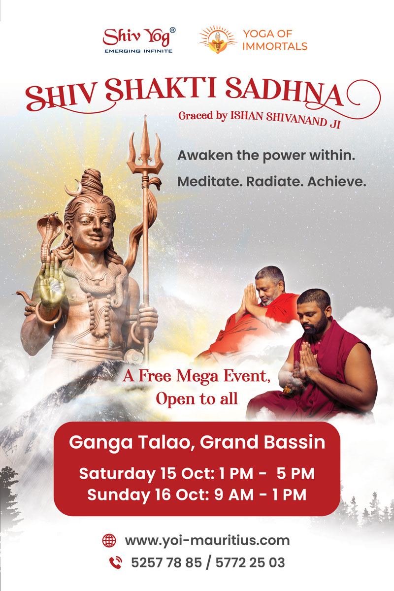 YOI Mauritius- Shiv Shakti Sadhna - Grand Bassin