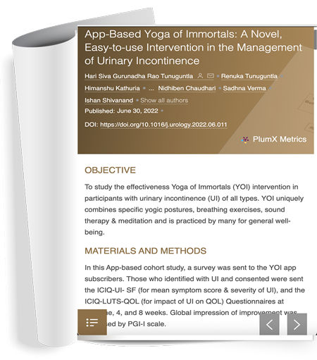 Medical Research - Yoga of Immortals Mauritius
